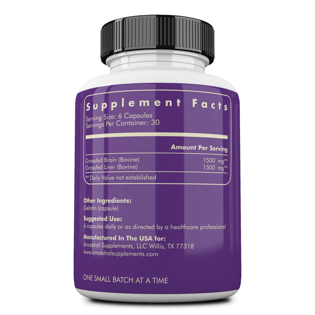 Grass fed beef brain by Ancestral Supplements – Optimising Your Health