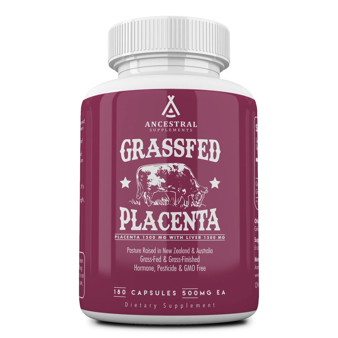 Grass fed beef placenta by Ancestral Supplements – Optimising Your Health